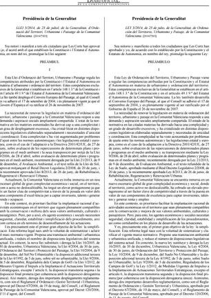 Análisis de la Ley 5/2014 de la Generalitat: Implicaciones y ...